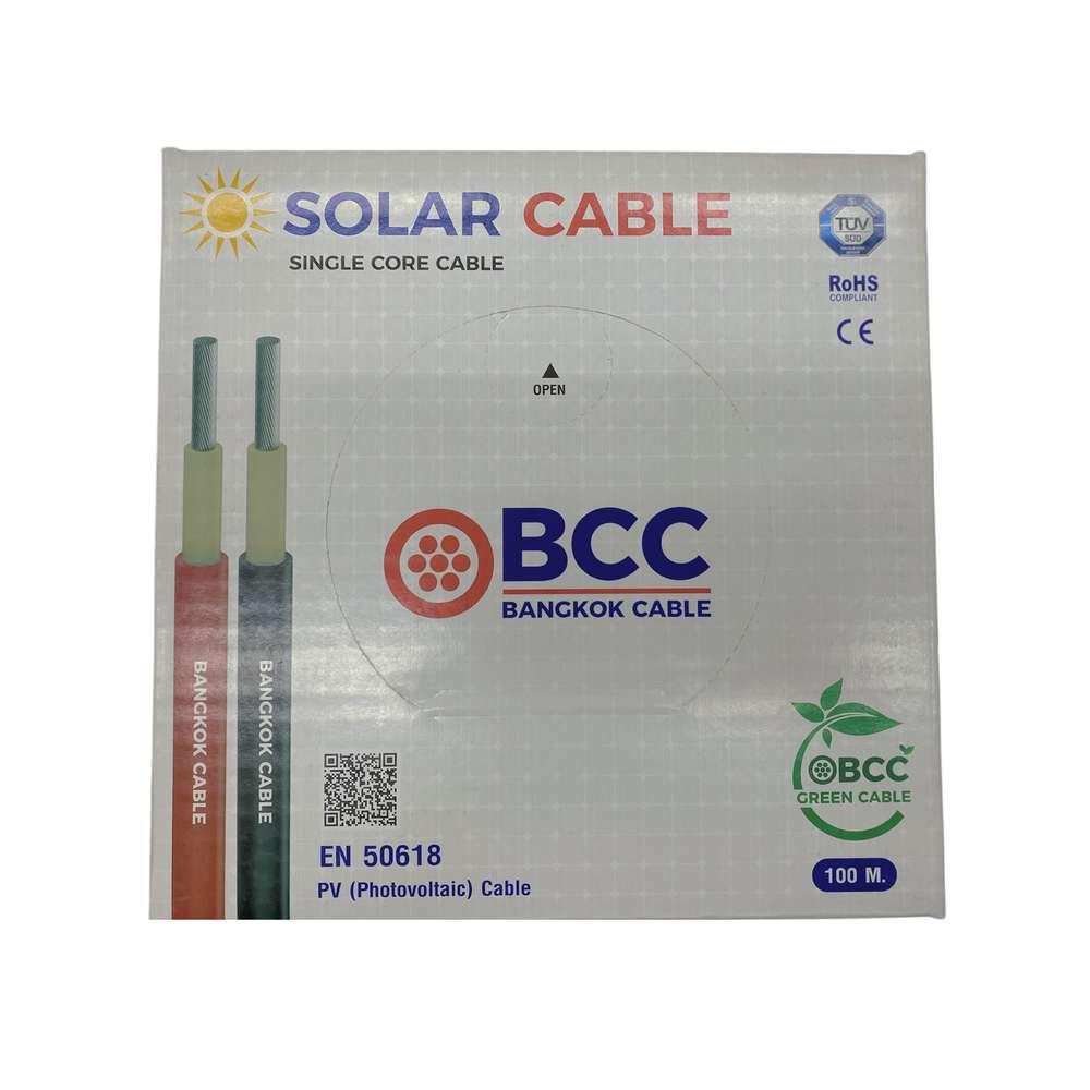 สายPV SOLAR CABLE 1X4 MM ดำ H1Z2Z2-K BCC | ระบบโซลาร์เซลล์ | SCG Home Online