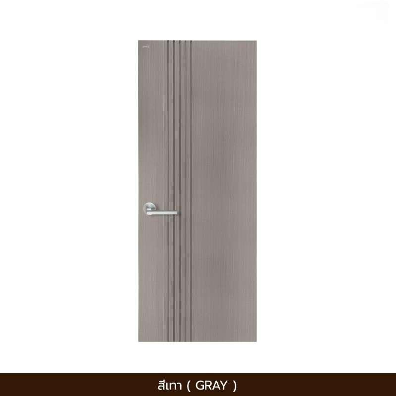 ประตู WPC รุ่น RIGA 80x200 cm. สีเทา | ประตู WPC | SCG Home Online